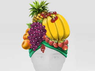 ManyCam Effect: Fruits hat